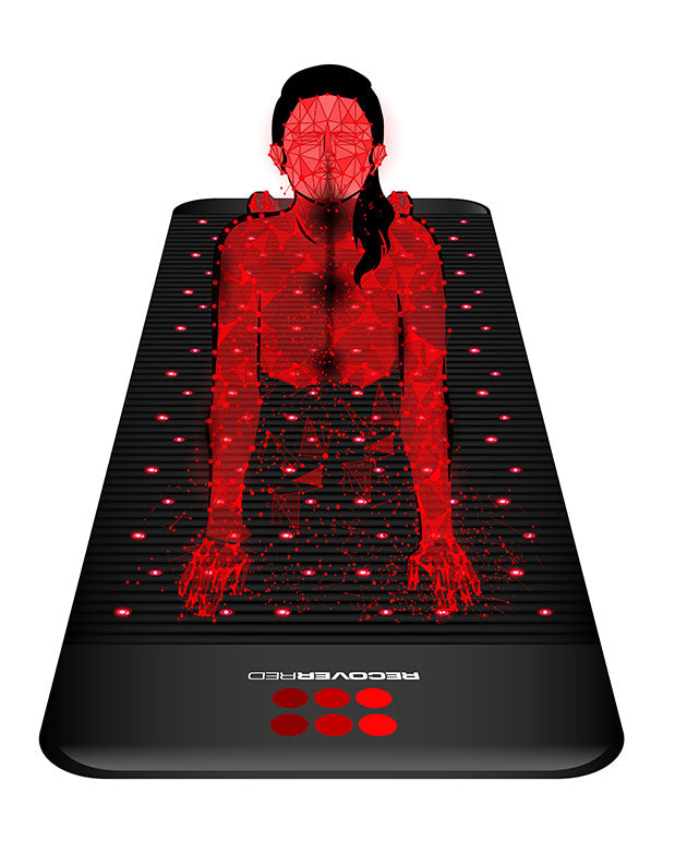 PEMF+ Grounding Mat with Full Body Red Light Therapy – Recover Red